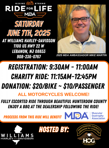 Hunterdon Hog Annual Chapter MDA Charity Ride and BBQ | Hunterdon ...